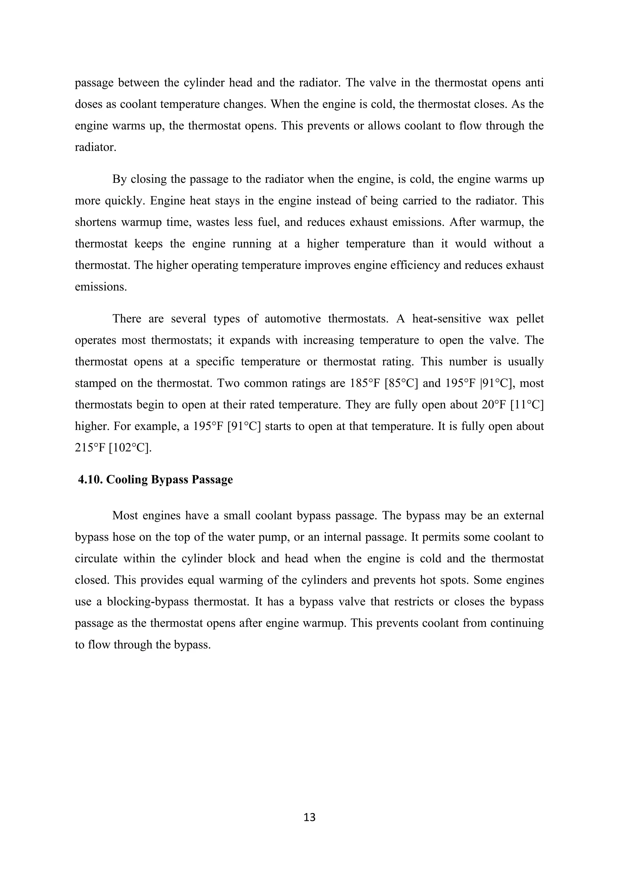 Automotive cooling system project | PDF
