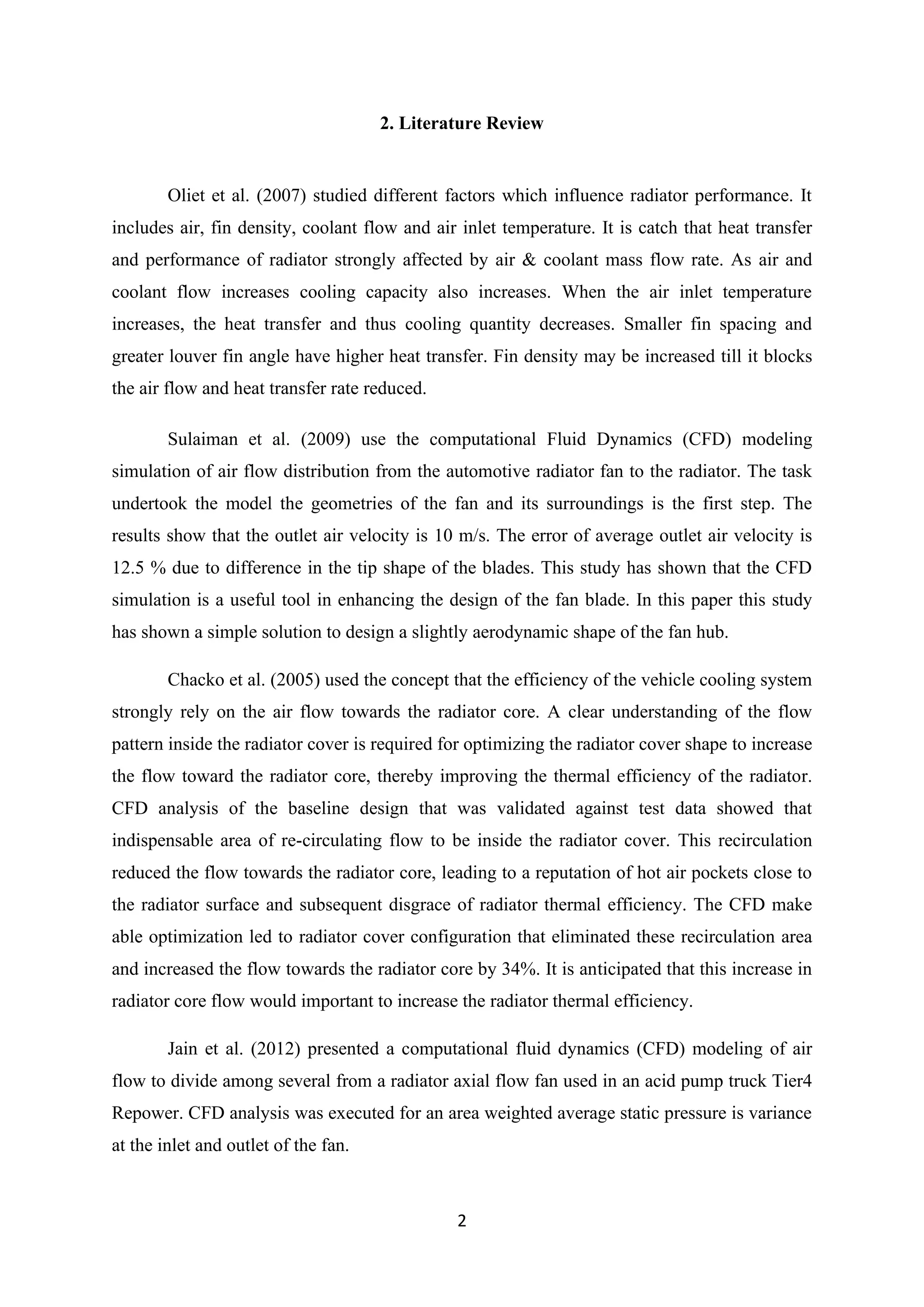 Automotive cooling system project | PDF