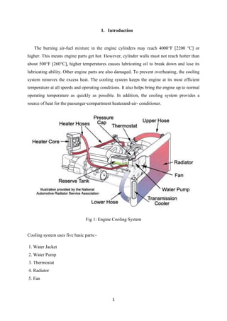Automotive cooling system project | PDF