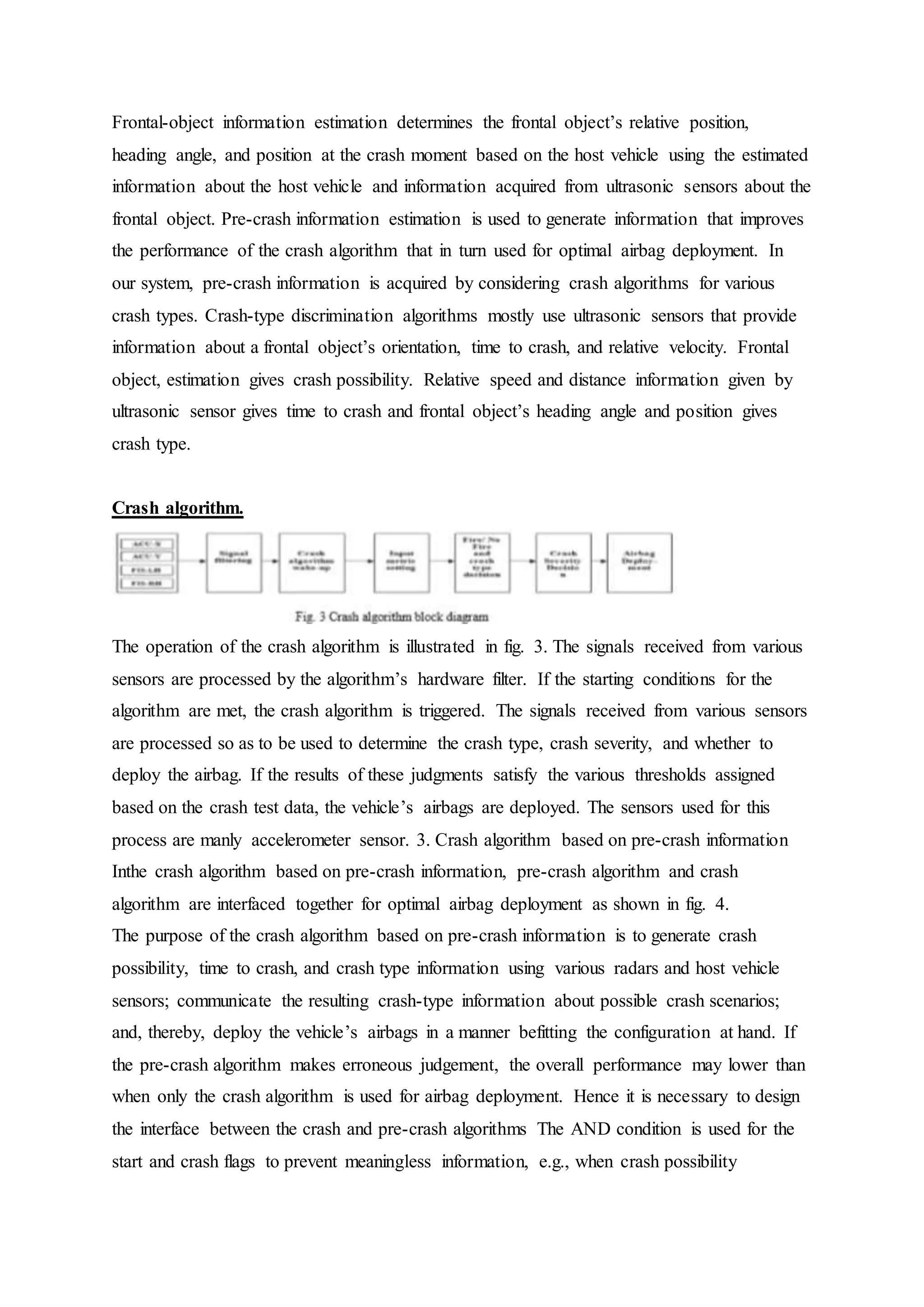 Automotive crash detection and airbag deployment using mems ...