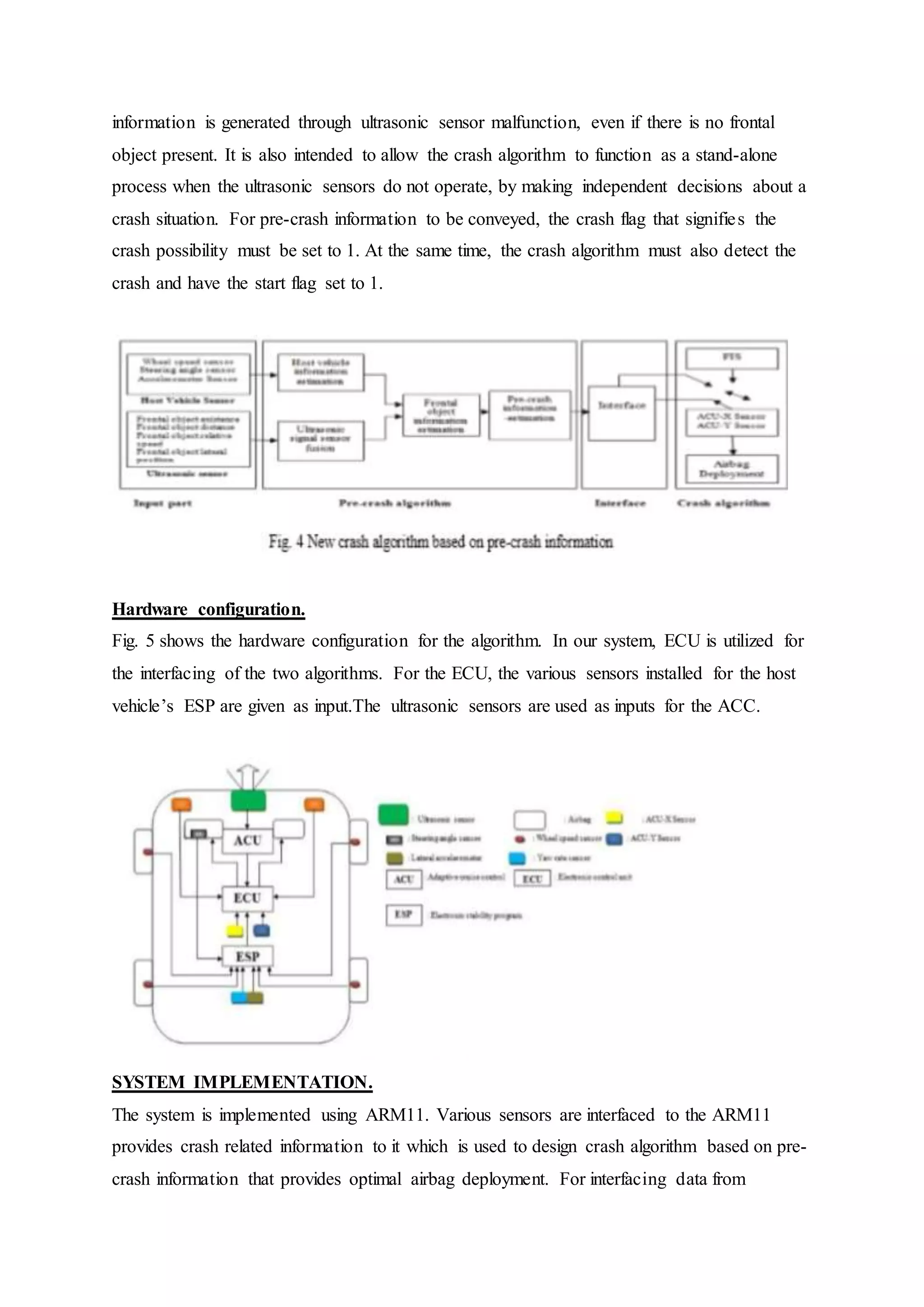 Automotive crash detection and airbag deployment using mems accelerometer1 | DOCX