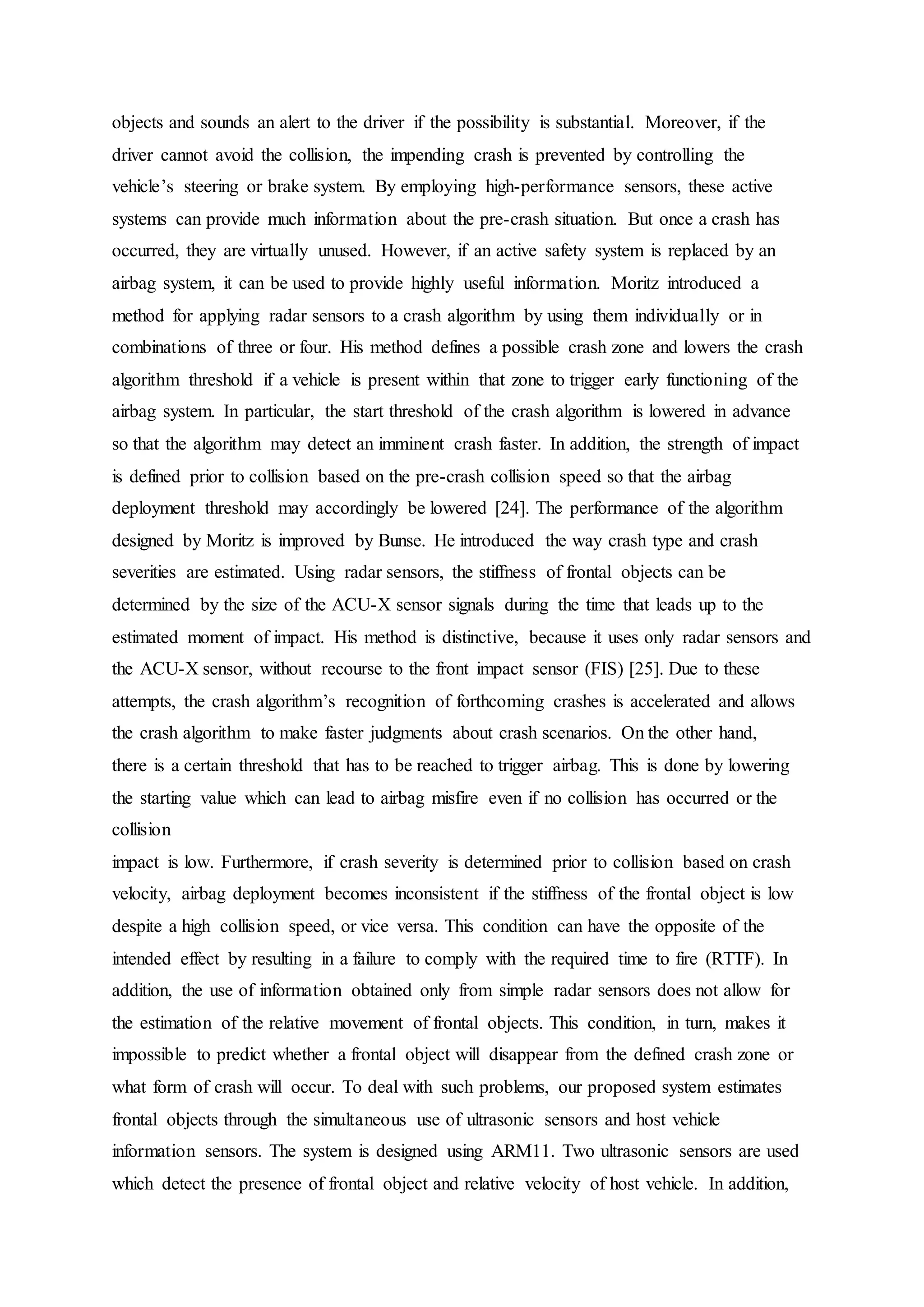 Automotive crash detection and airbag deployment using mems ...