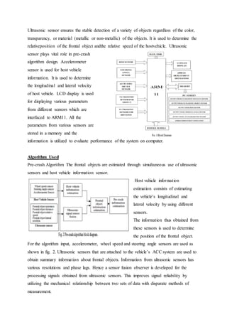 Automotive crash detection and airbag deployment using mems accelerometer1 | DOCX