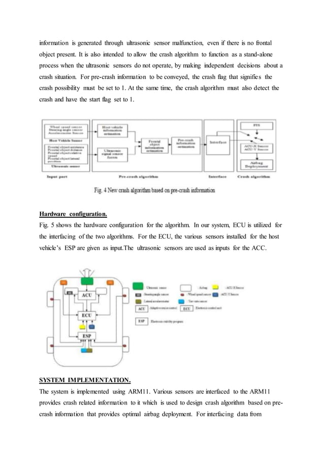 Automotive crash detection and airbag deployment using mems accelerometer1 | DOCX