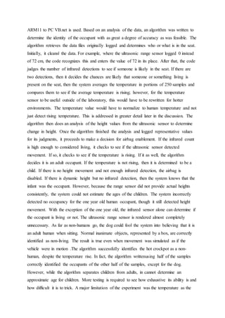 Automotive crash detection and airbag deployment using mems ...