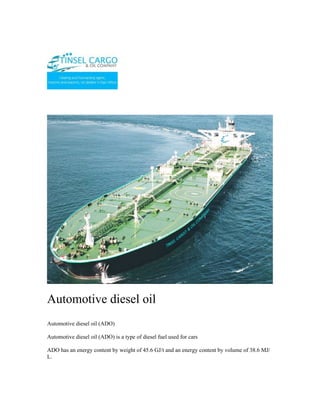 Automotive diesel oil | DOC
