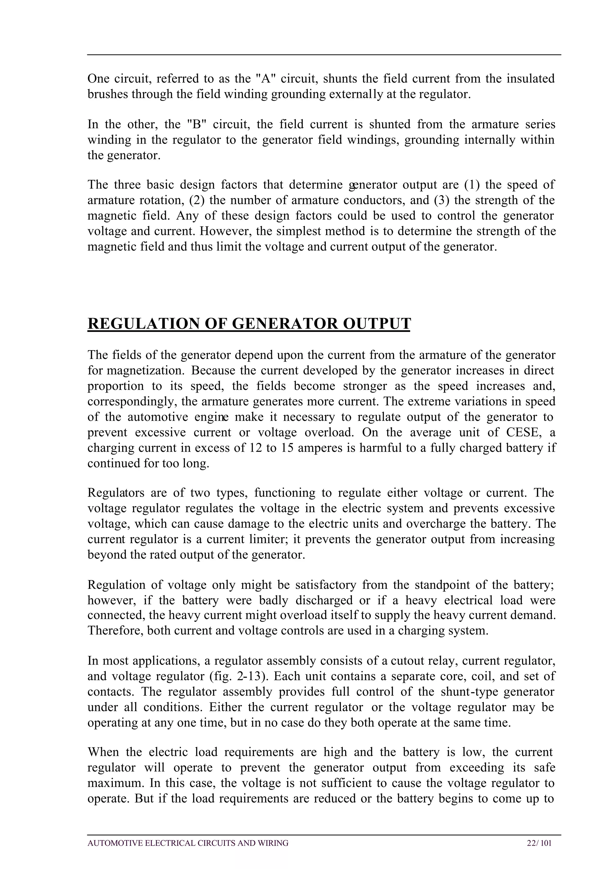 Automotive electrical circuits and wiring book | PDF