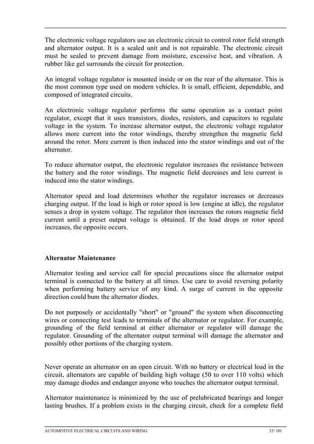 Automotive electrical circuits and wiring book | PDF