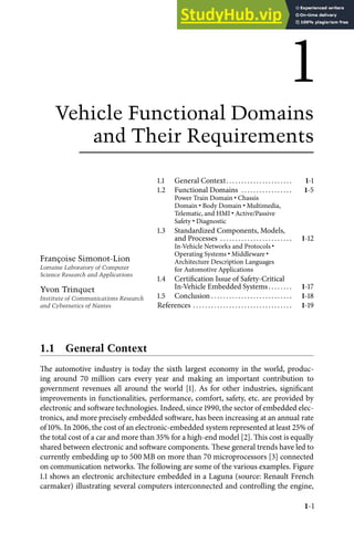 Automotive Embedded Systems Handbook | PDF