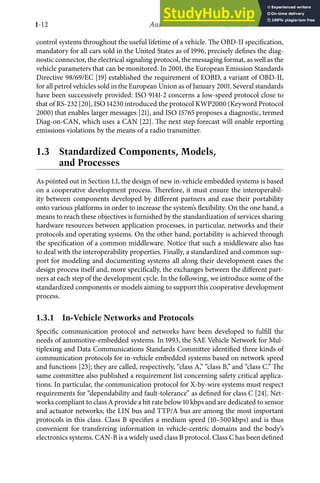 Automotive Embedded Systems Handbook | PDF