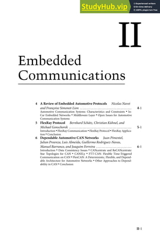 Automotive Embedded Systems Handbook | PDF