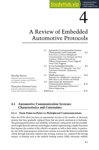 Automotive Embedded Systems Handbook | PDF