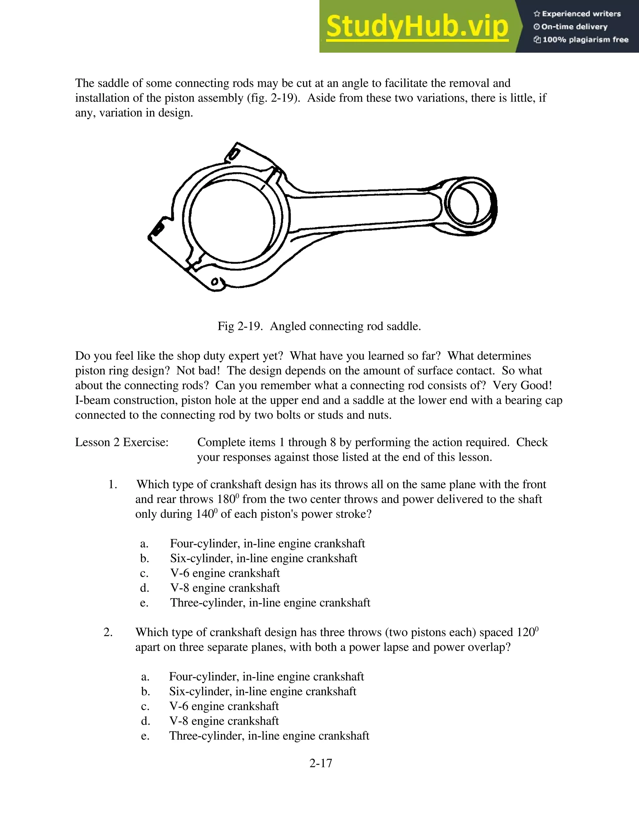 AUTOMOTIVE ENGINE MAINTENANCE AND REPAIR | PDF