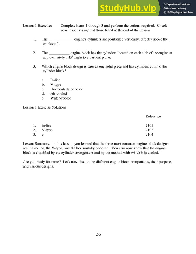 AUTOMOTIVE ENGINE MAINTENANCE AND REPAIR | PDF