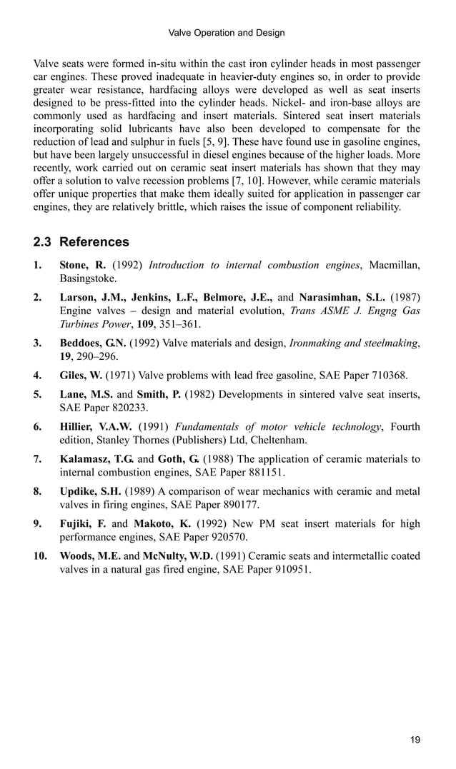 Automotive engine valve recession (engineering research series) | PDF