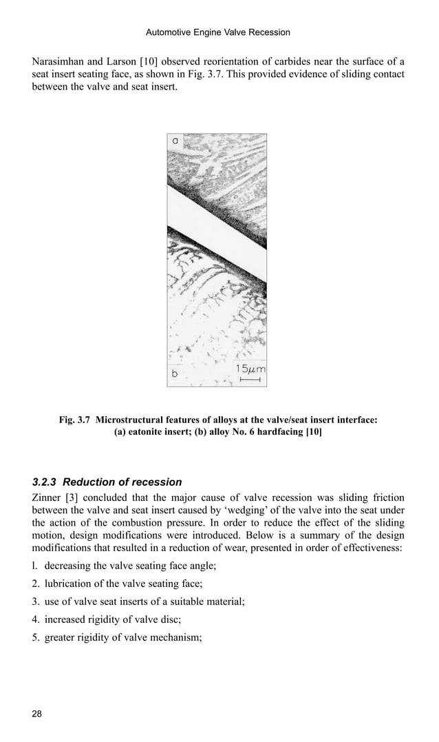 Automotive engine valve recession (engineering research series) | PDF