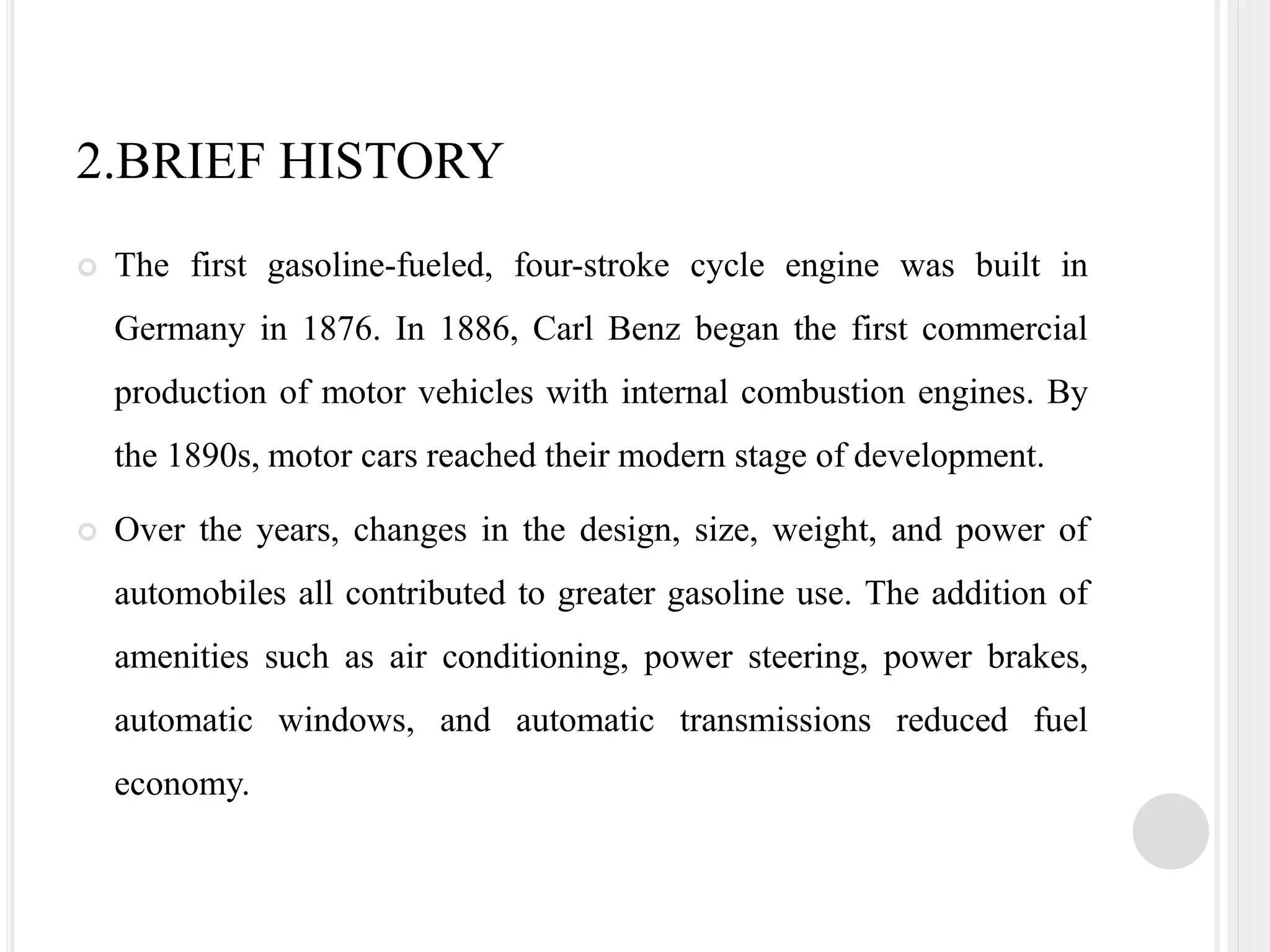 Automotive fuel system presentation | PDF