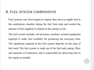 Automotive fuel system presentation | PDF