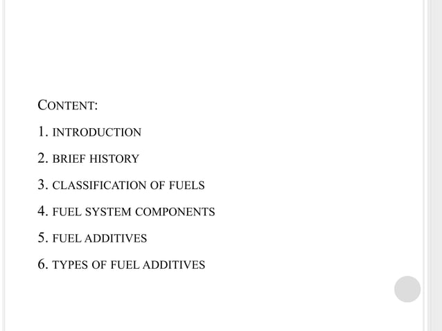 Automotive fuel system presentation | PDF | Auto Parts | Automotive