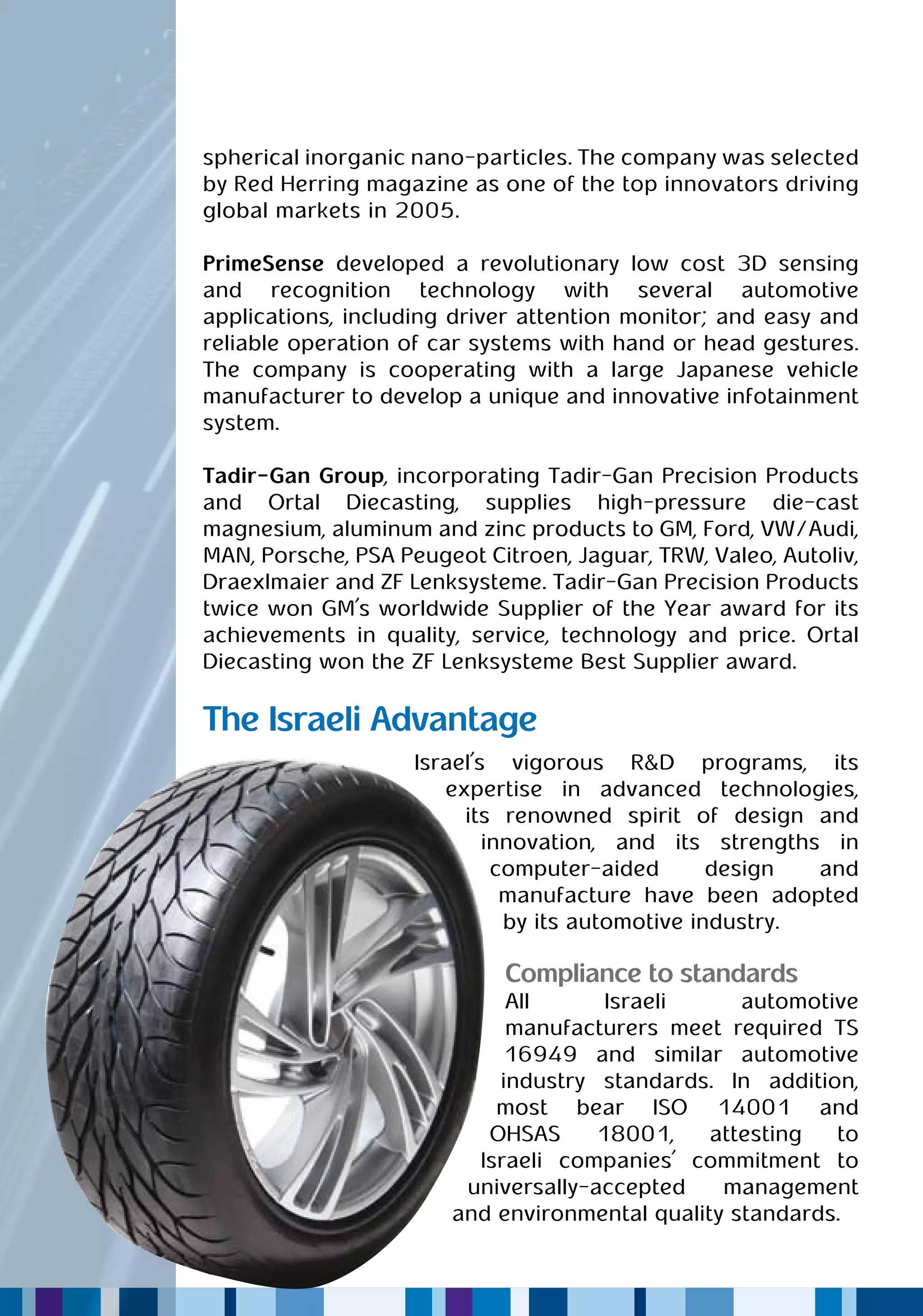 Overview of Israel\'s Automotive Industry | PDF