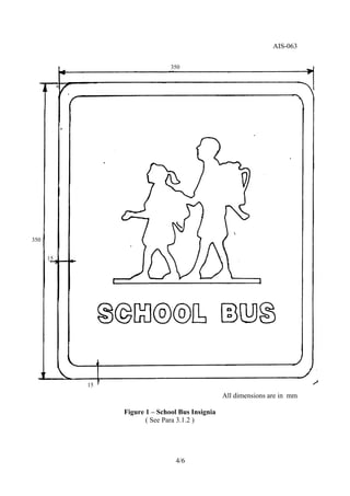 Requirements for School Buses in India - Government of India ...