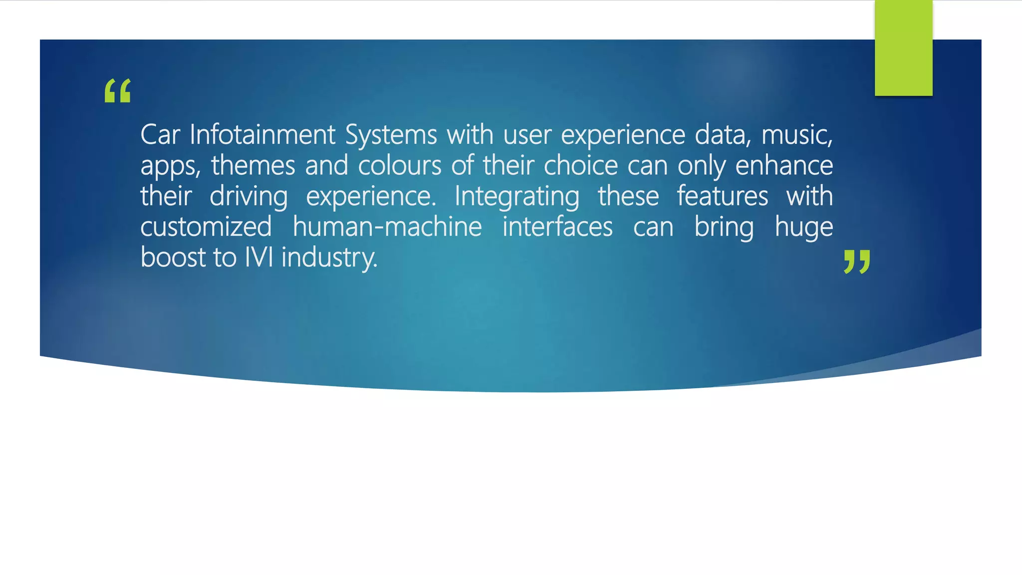 Automotive infotainment system | PPTX