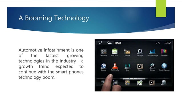Automotive infotainment system | PPTX