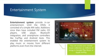 Automotive infotainment system | PPTX