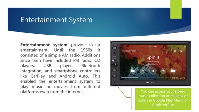 Automotive infotainment system | PPTX