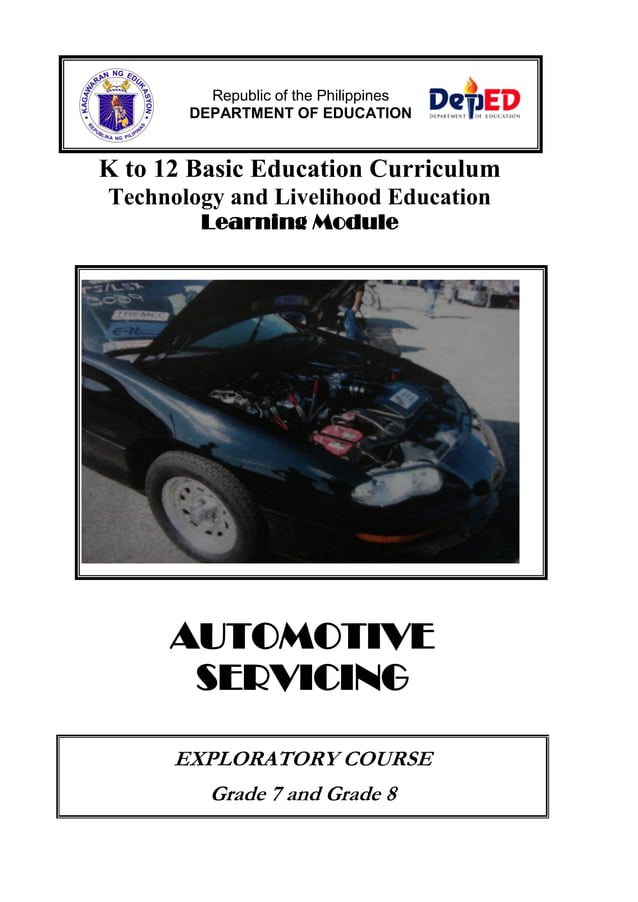K to 12 Automotive Learning Module | PDF | Educational Assessment ...