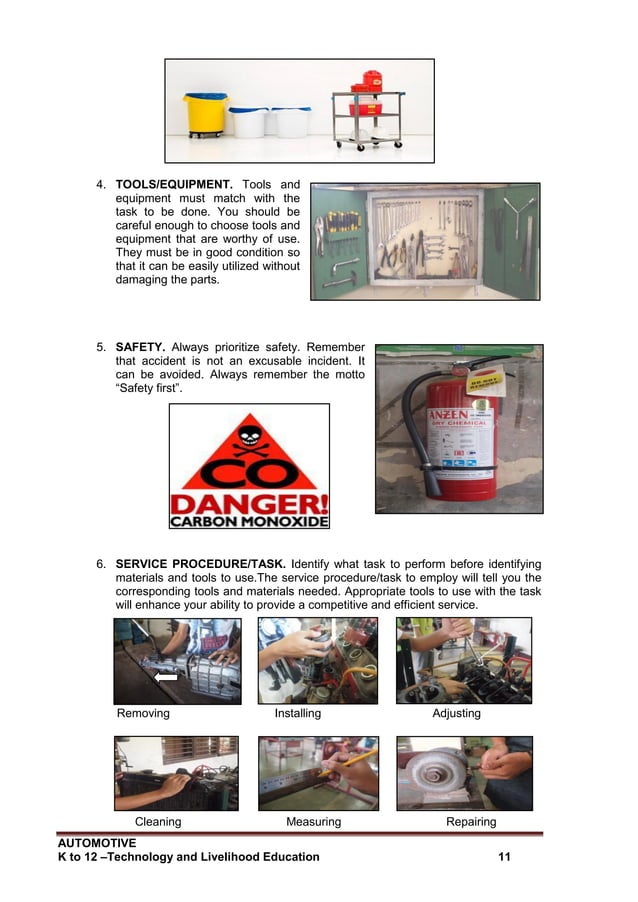 K to 12 Automotive Learning Module | PDF | Educational Assessment ...