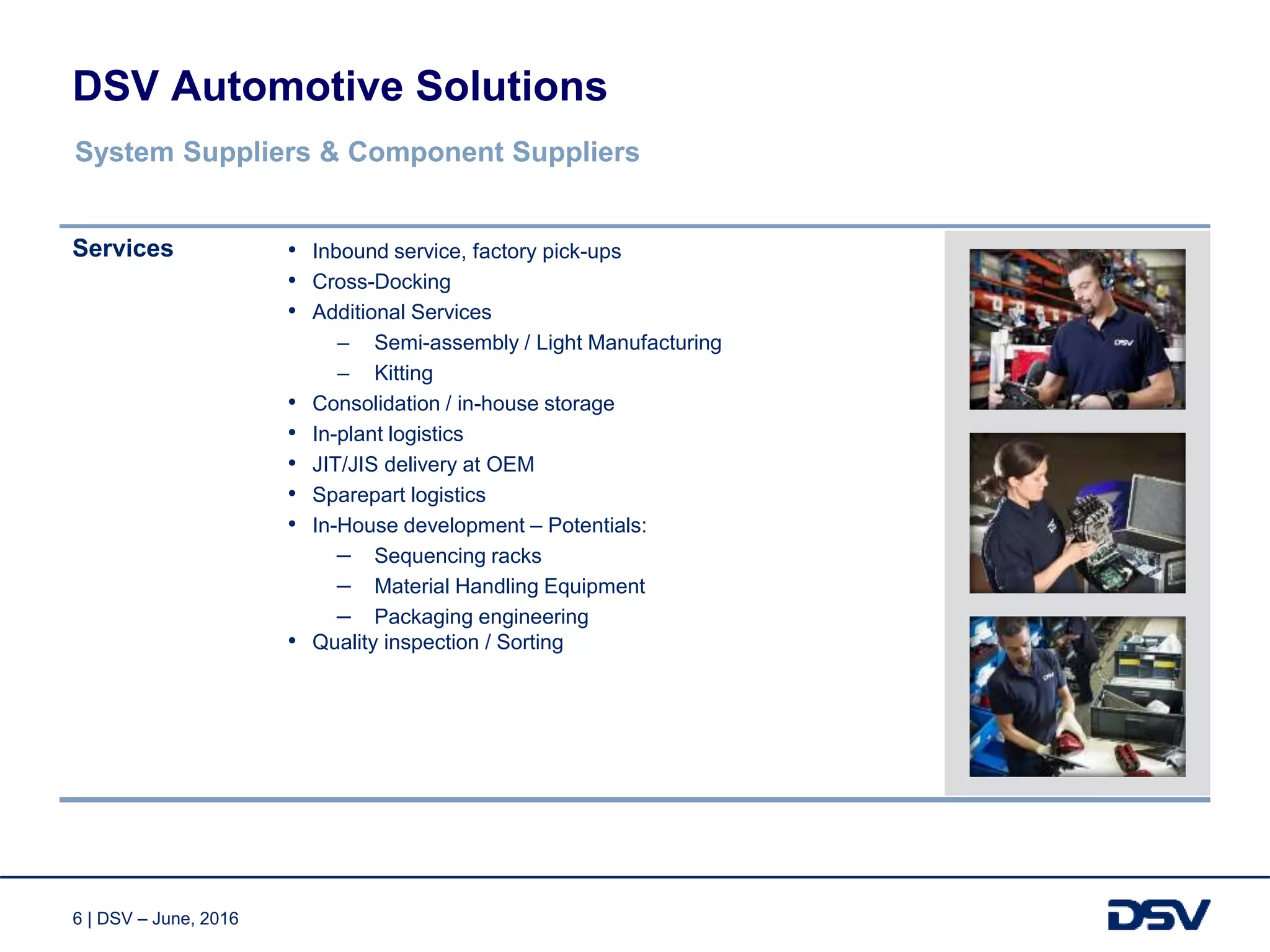 Automotive logistics capabilities | PPTX