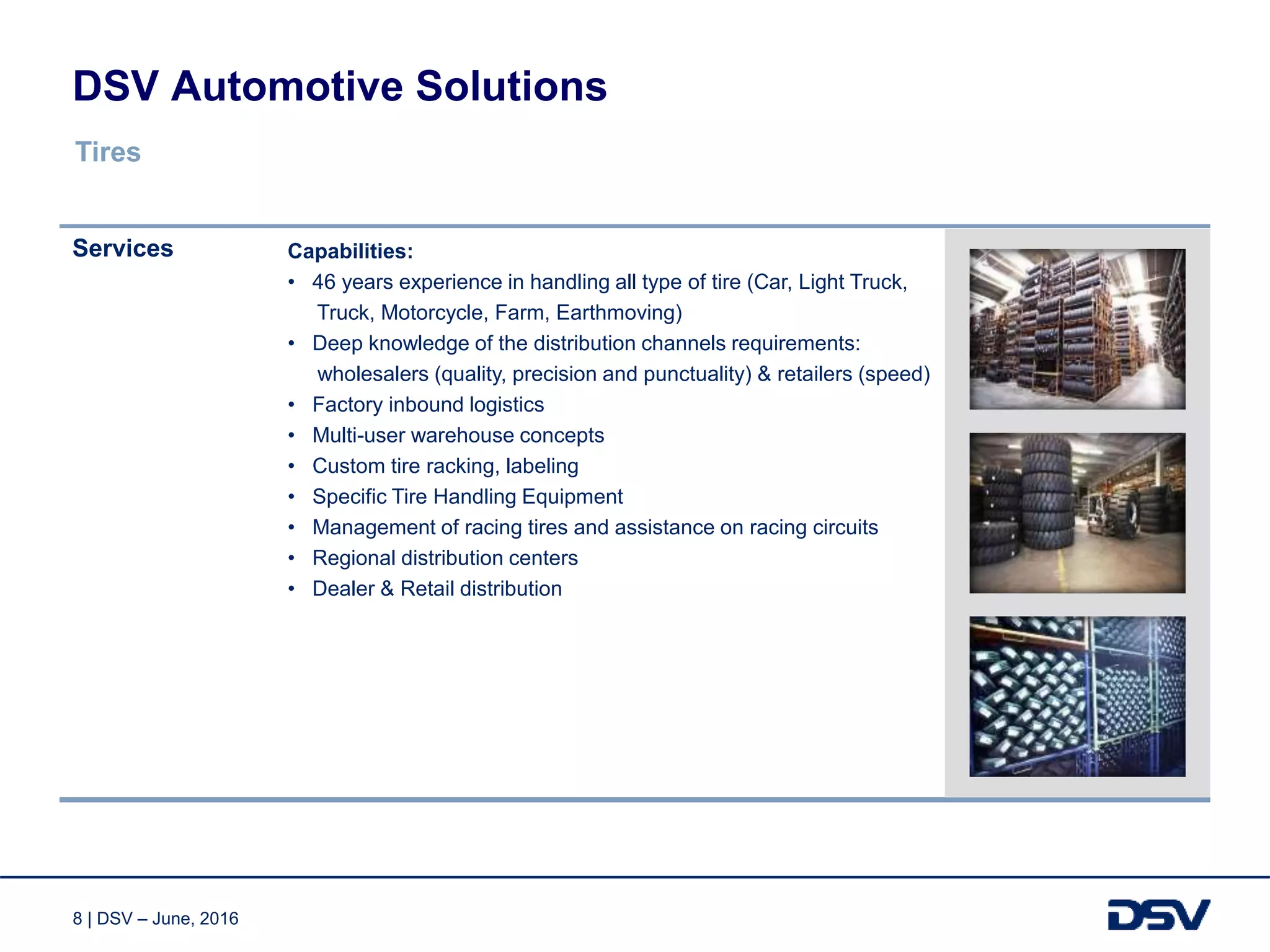 Automotive logistics capabilities | PPTX