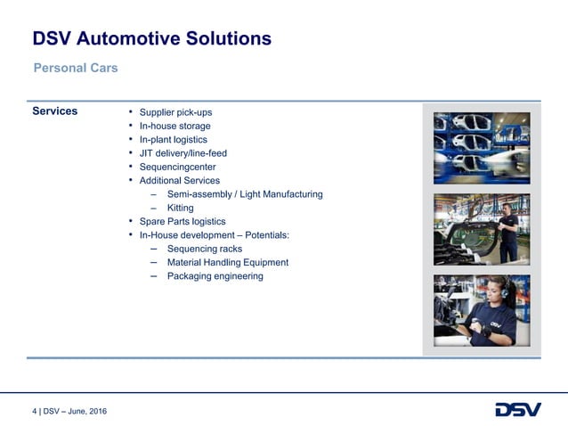 Automotive logistics capabilities | PPT