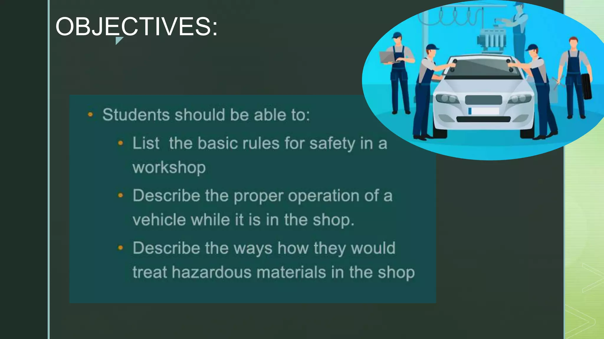 AUTOMOTIVE MECHANICS GUIDE TO WORKPLACE SAFETY.pptx