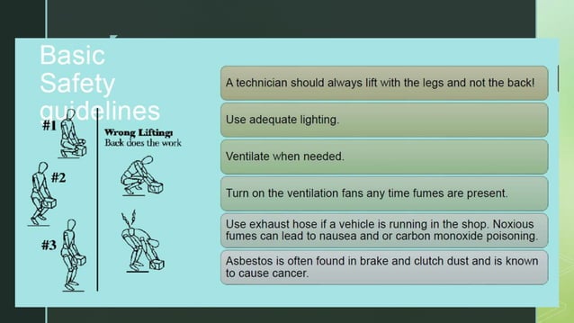 AUTOMOTIVE MECHANICS GUIDE TO WORKPLACE SAFETY.pptx