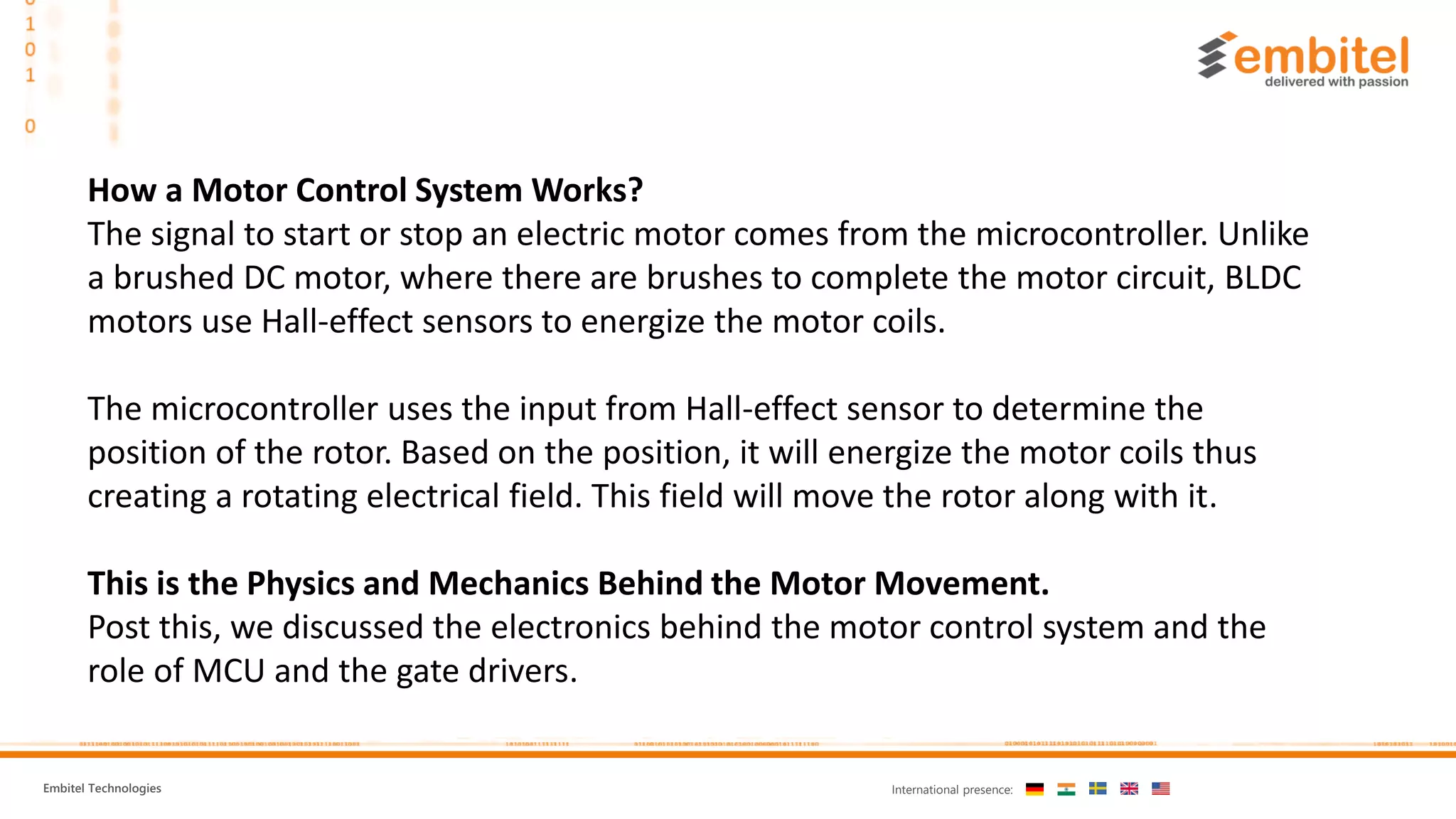 Automotive motor control system the brain behind the brushless dc ...