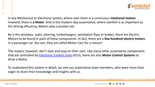 Automotive motor control system the brain behind the brushless dc ...