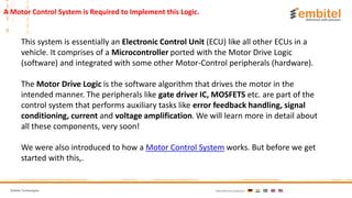 Automotive motor control system the brain behind the brushless dc ...