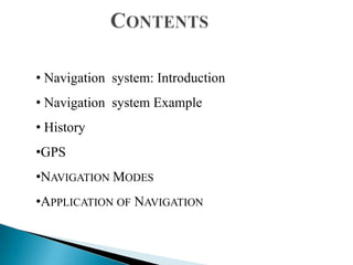 Automotive navigation system | PPTX