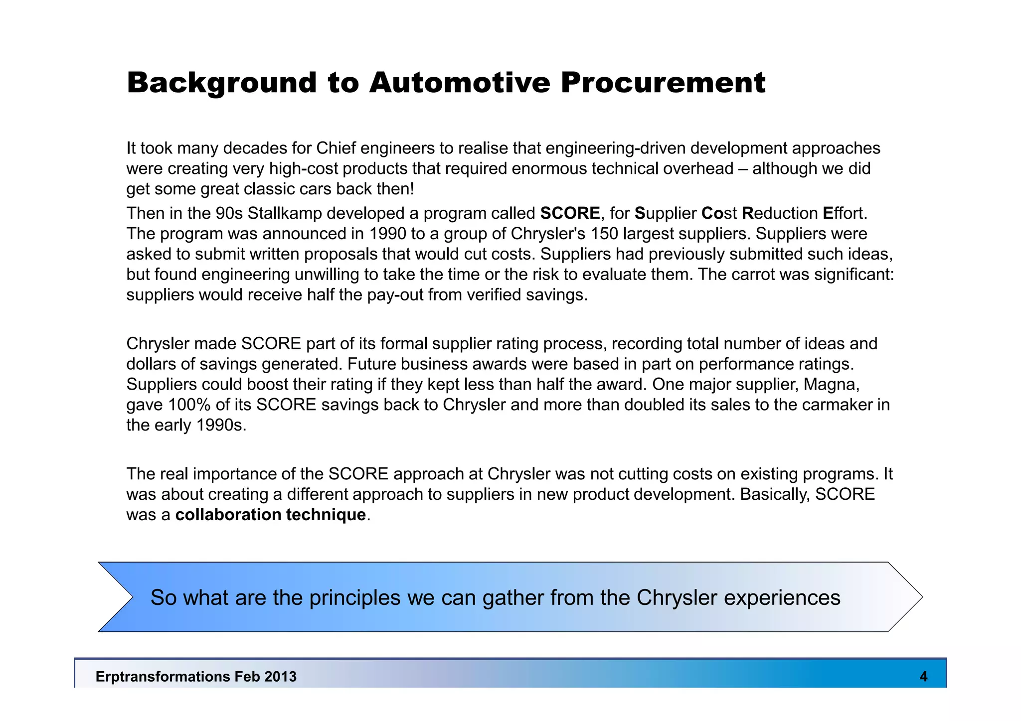 Procurement Processes in Automotive Manufacturing | PDF