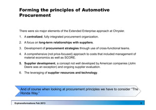 Procurement Processes in Automotive Manufacturing | PDF