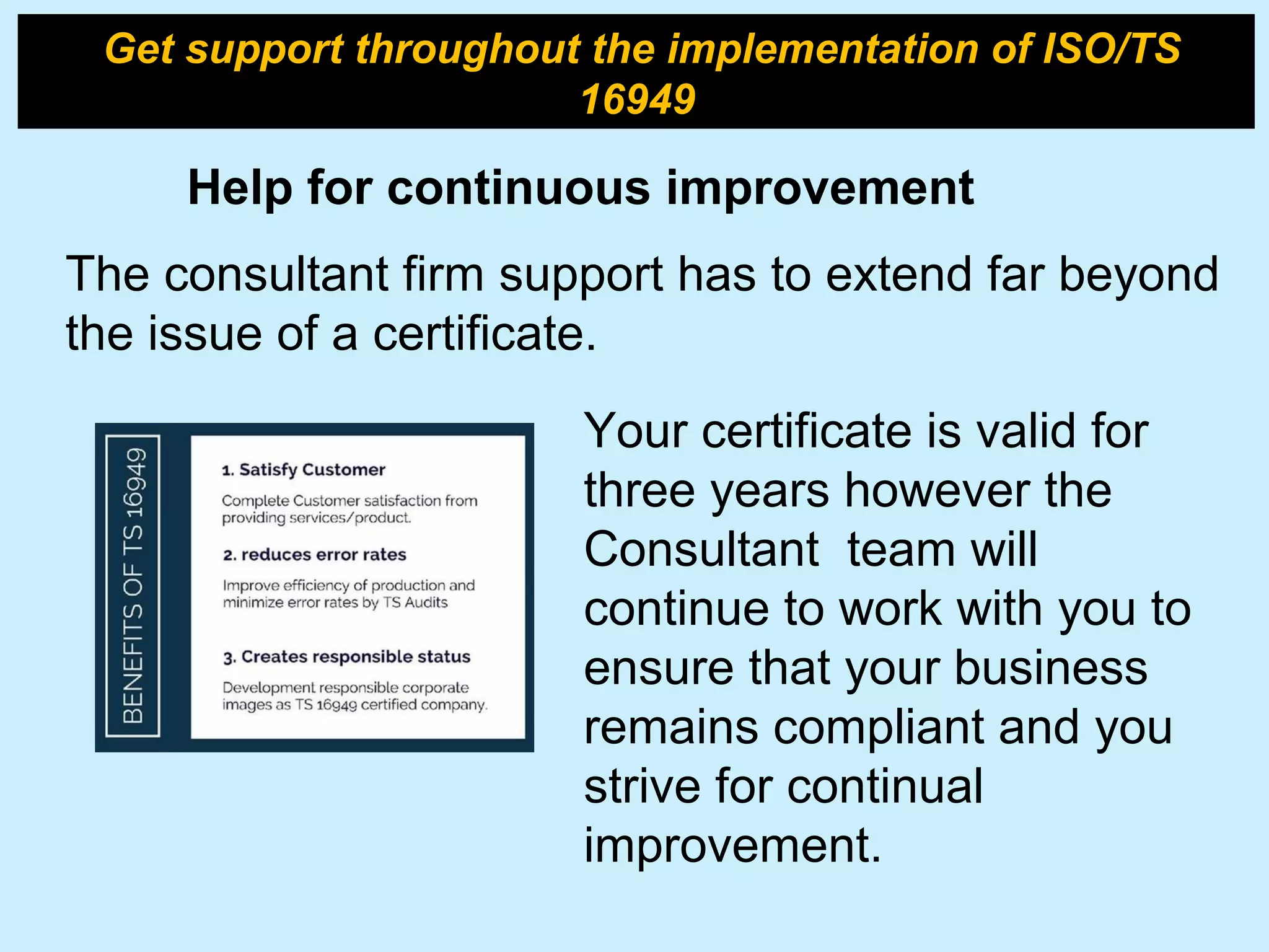 ISO/TS 16949 Automotive Quality Management | PPT