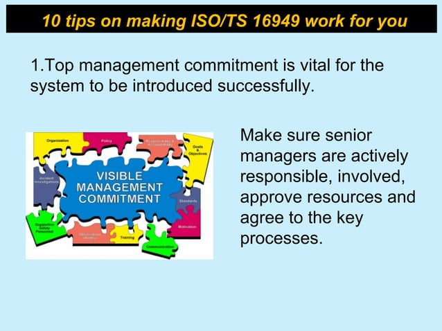 ISO/TS 16949 Automotive Quality Management | PPT