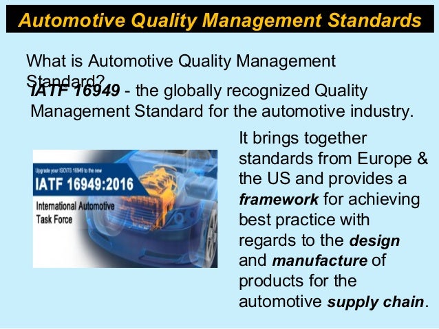 Challenges in Automotive Quality Standards