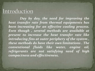 Automotive radiator with nano fluids | PPTX