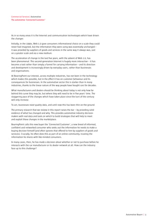 Connected Customer | PDF | Automotive Industry | Industries