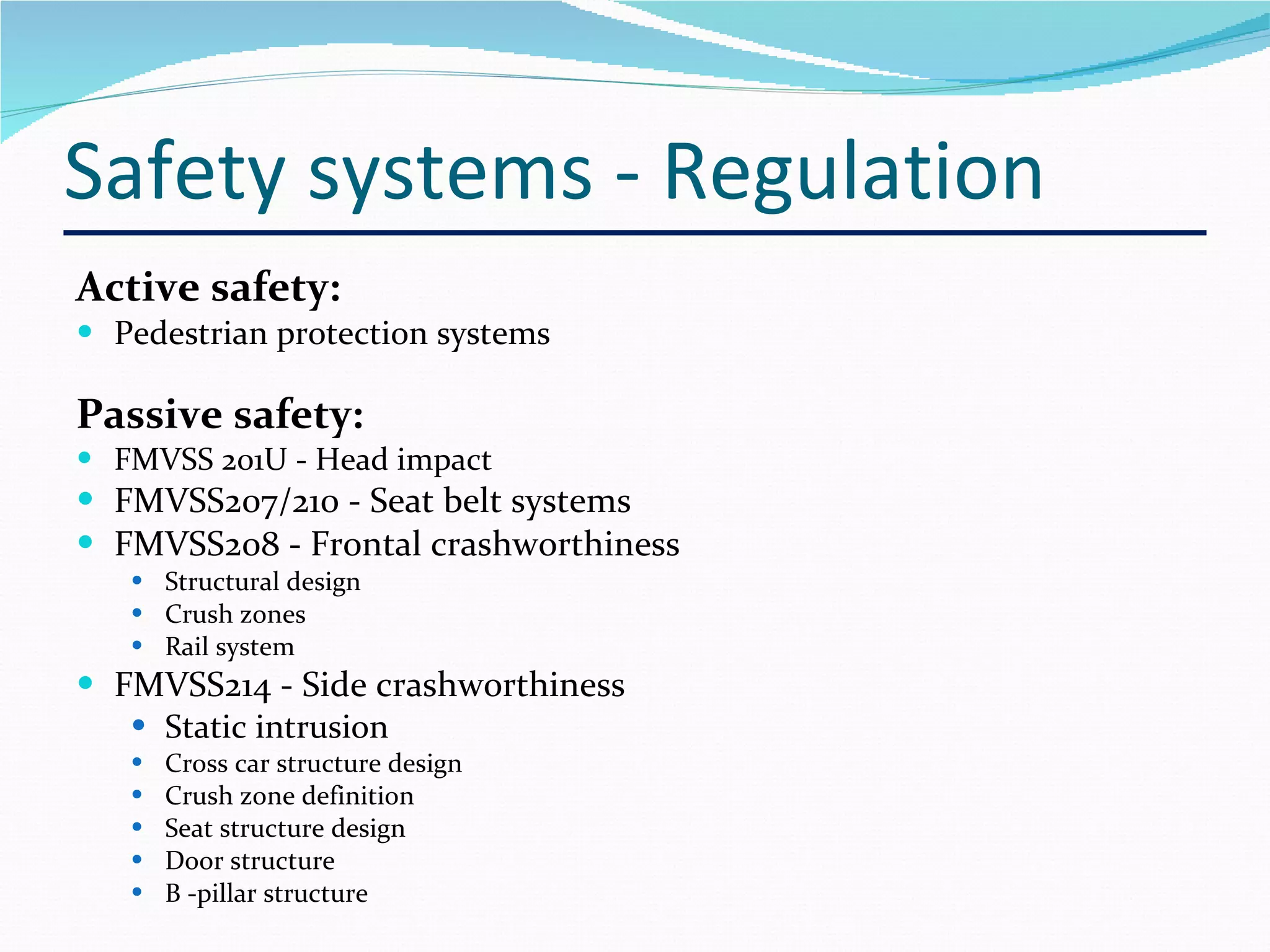 Automotive safety and crashworthiness team | PPT