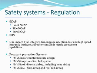 Automotive safety and crashworthiness team | PPT
