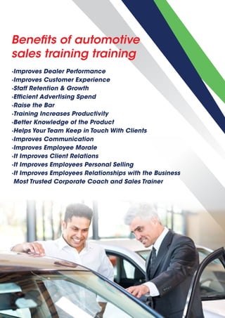 AUTOMOTIVE SALES TRAINING | Sales Training | PDF